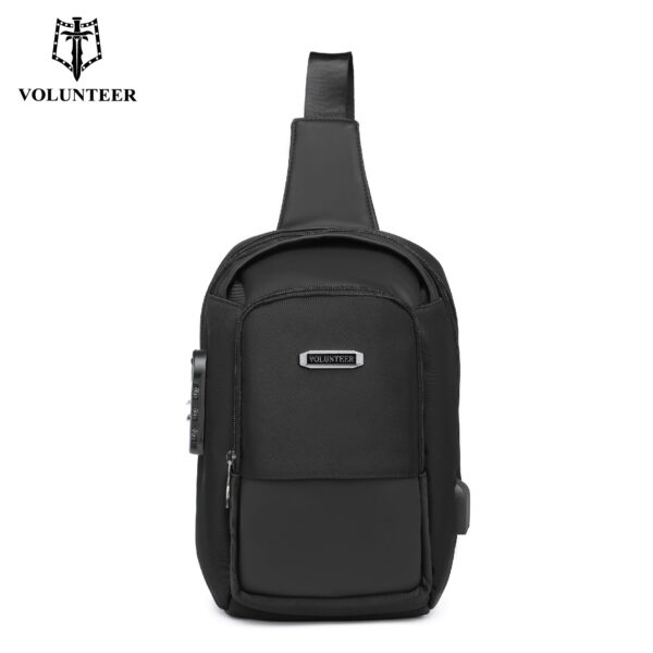 Volunteer Bags DX11-4 Built-in Lock Crossbody Bag - Volunteer