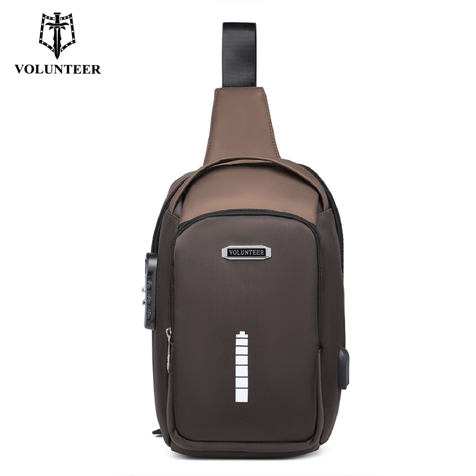 Volunteer Bags DX11-2 Built-in Lock Crossbody Bag - Volunteer